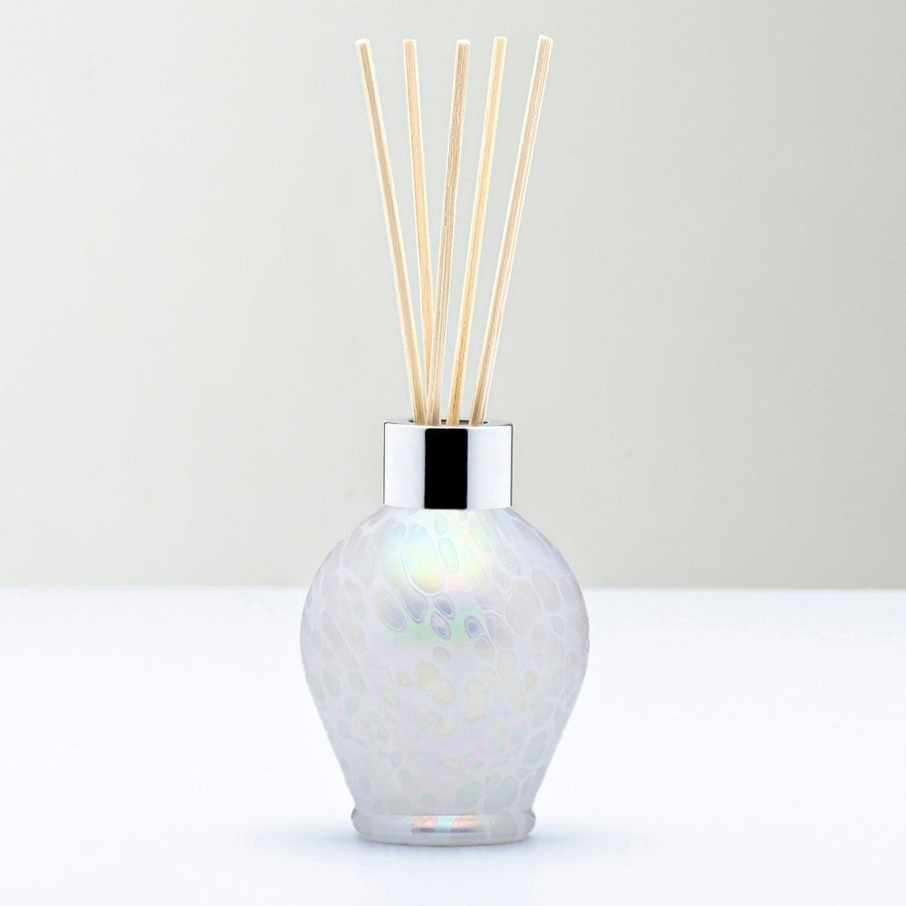 Sienna Glass Reed Diffuser - White - Classic | Rackhams