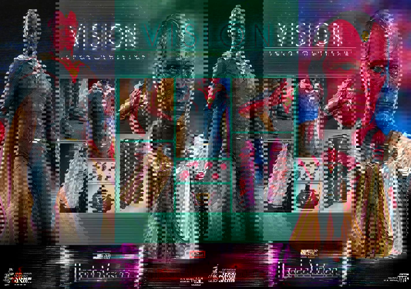 Hot Toys Vision Wanda Vision 1:6 Scale Hot Toys 907936 | Rackhams