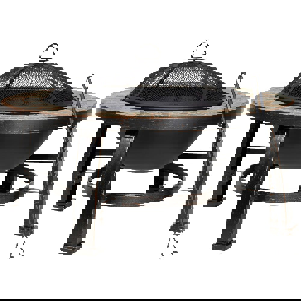 Loops 30 Inch Traditional Fire Pit Wood Burner - | Rackhams