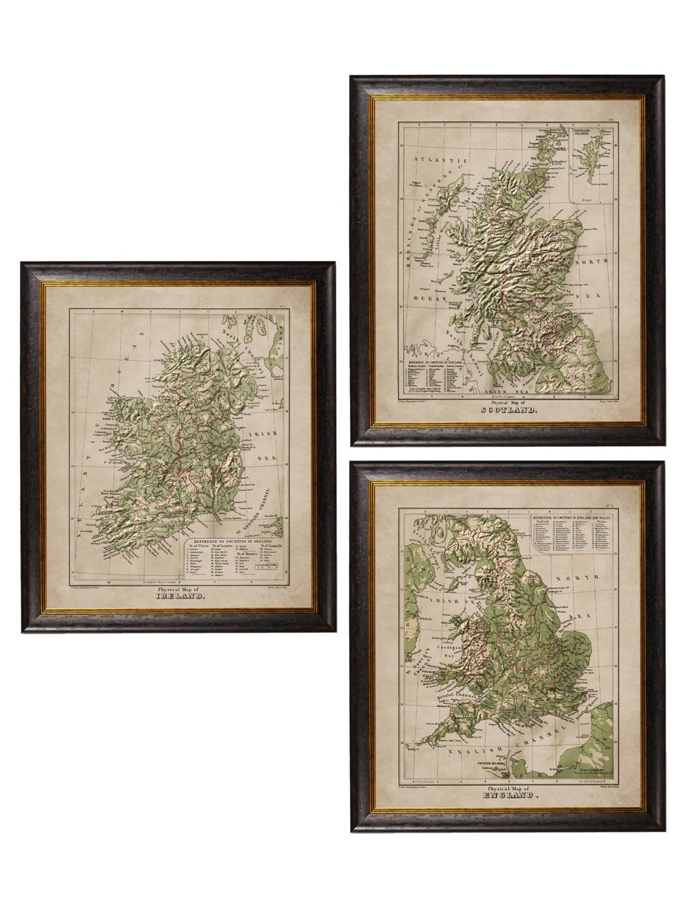 Exceptional Art c.1880 Maps of The United Kingdom & | Rackhams