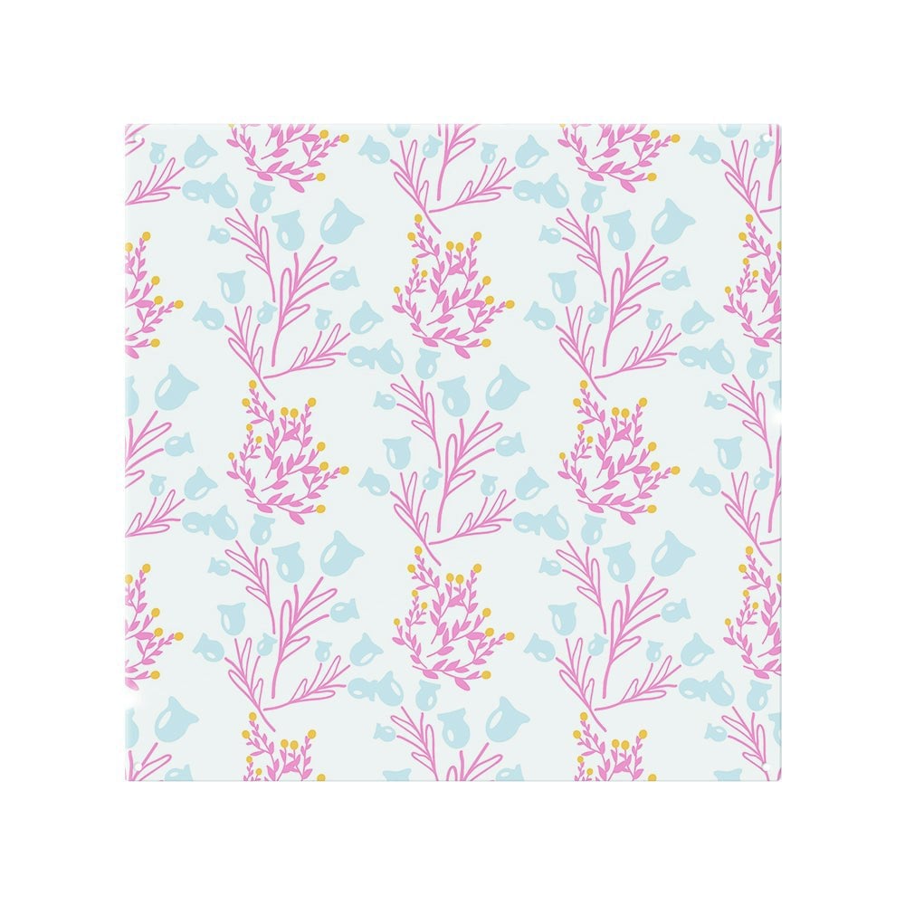 Benjamin Tate Design Pink & Blue Flower Design Splash | Rackhams