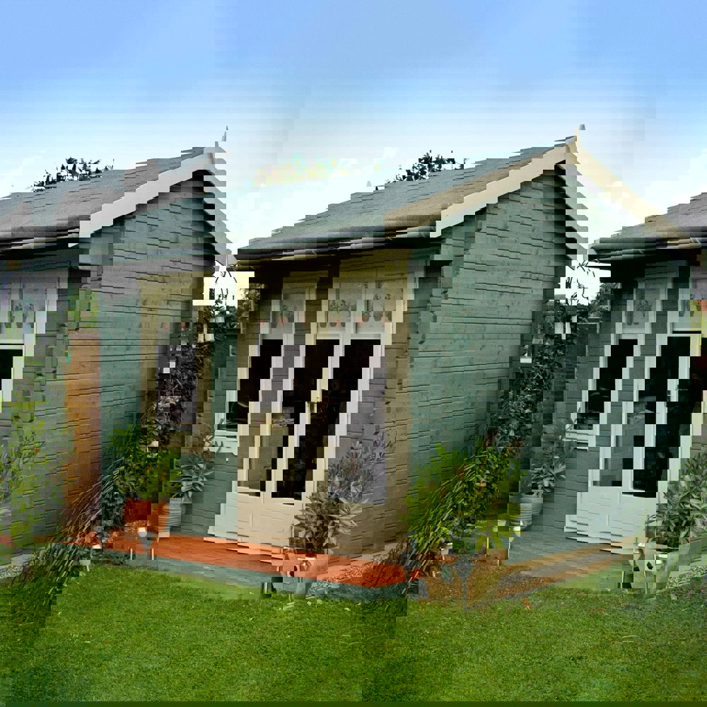 Shire Marlborough 12Gx10 Log Cabin 28mm interlock | Rackhams