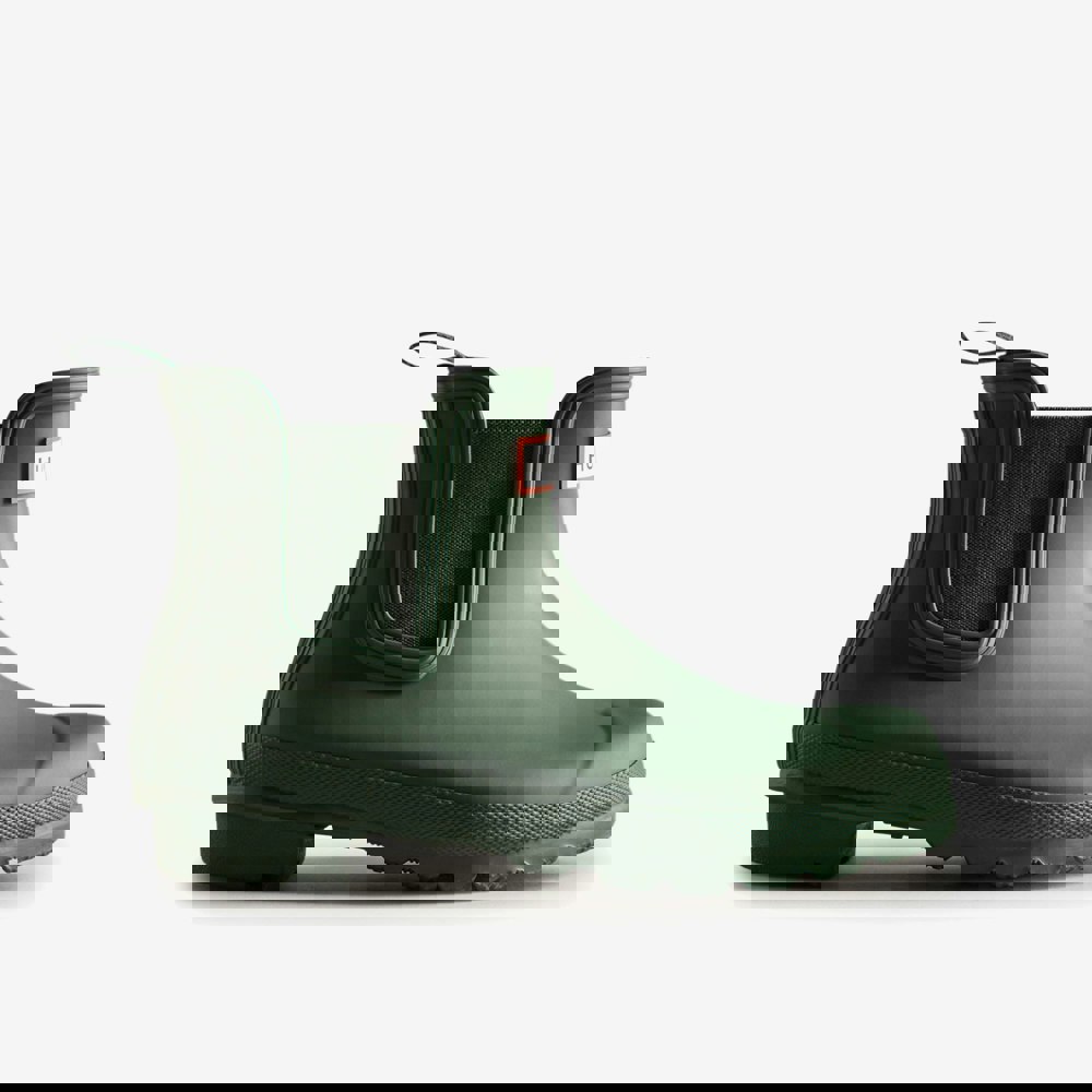 Hunter ORIGINAL CHELSEA Womens Wellies Hunter Green | Rackhams