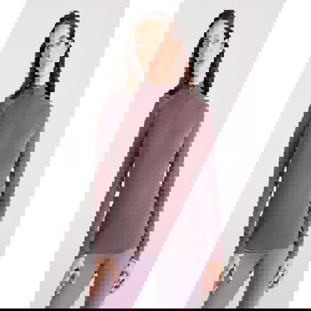 Mountain Warehouse Womens Merino Wool Zip Neck Thermal | Rackhams