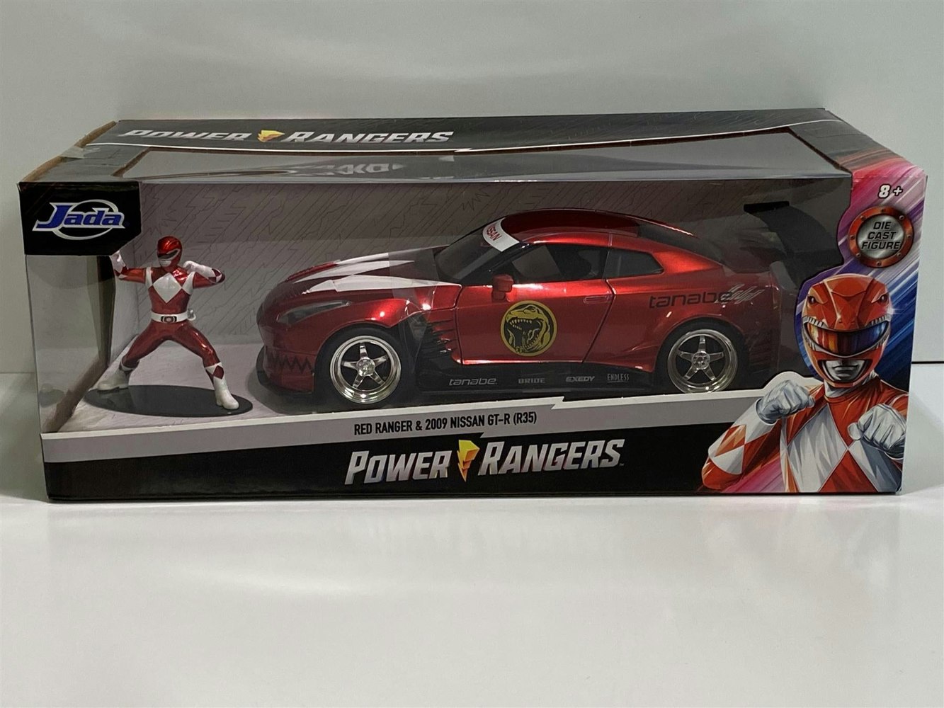Jada Power Rangers Red Ranger and 2009 Nissan GT-R R35 | Rackhams
