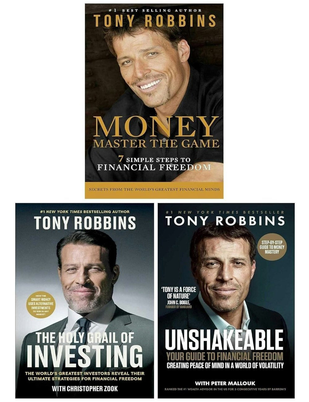 Financial Freedom Collection By Tony Robbins 3 Books | Rackhams