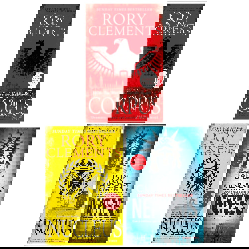 Tom Wilde Series 3 Book Set by Rory Clements Corpus, | Rackhams