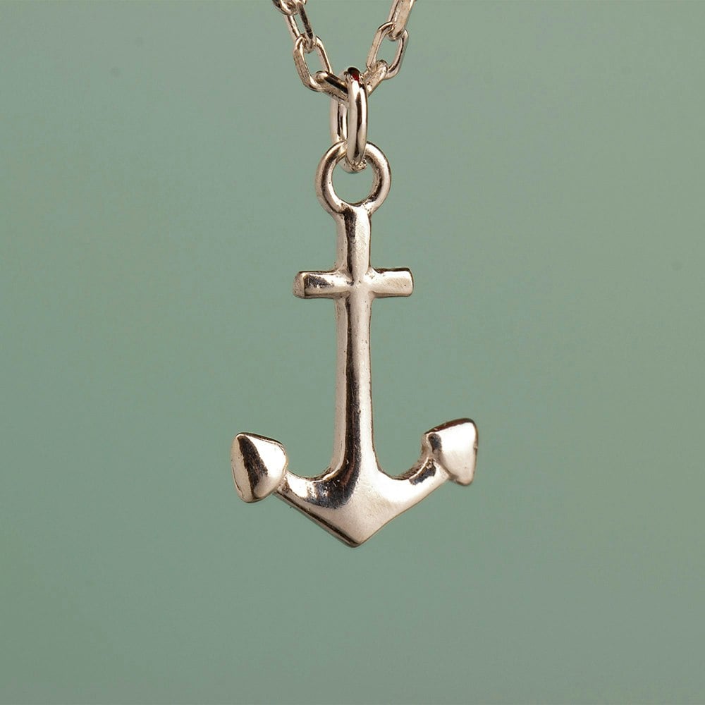 Mylee London Anchor Necklace - Sterling Silver | Rackhams