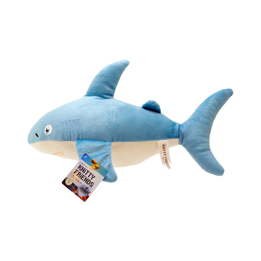 Rewind Plush Sea Creature Stuffed Toy Sean The Shark | Rackhams