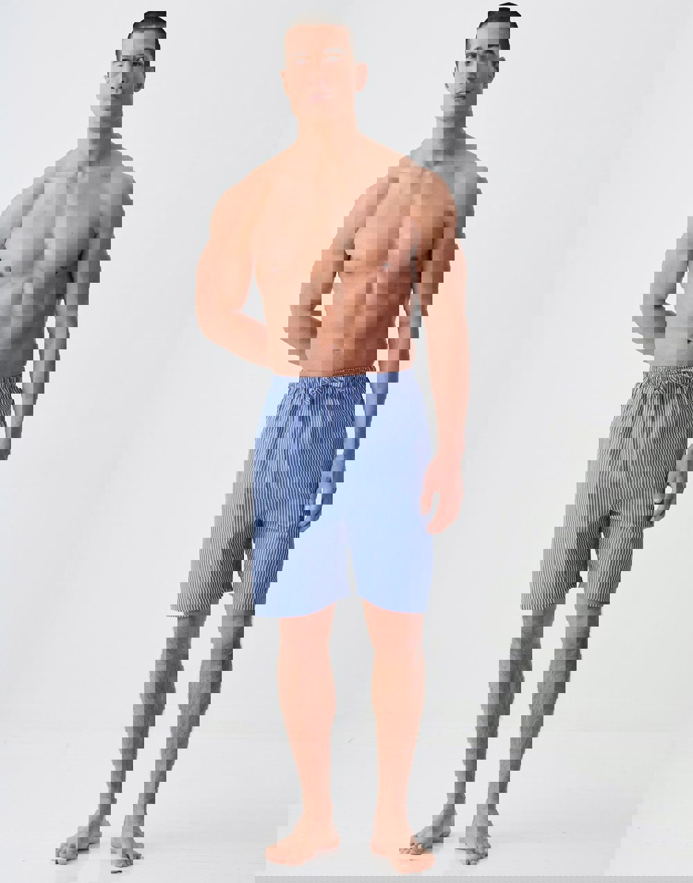 British Boxers Men's Crisp Cotton Sleep Shorts – Stowe | Rackhams