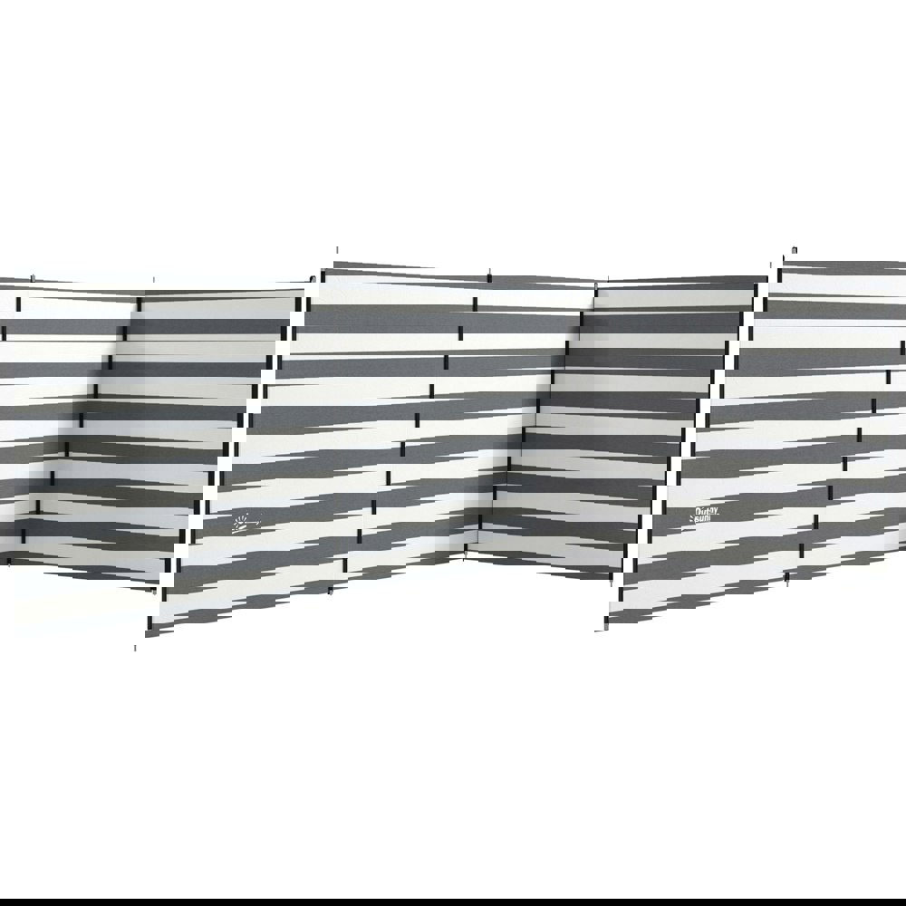 Outsunny Camping Windbreak Portable Wind Blocker | Rackhams