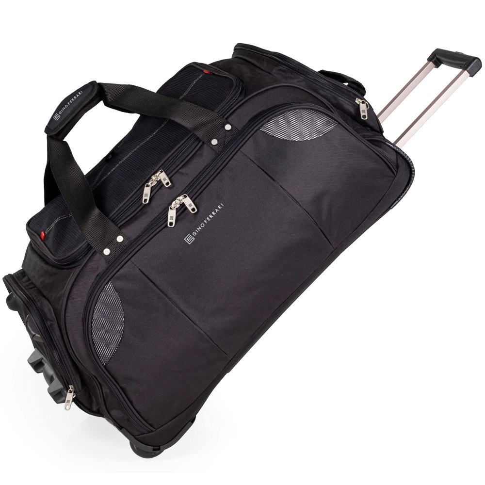 Gino Ferrari Lightweight Wheeled Holdall Duffel Bag | Rackhams