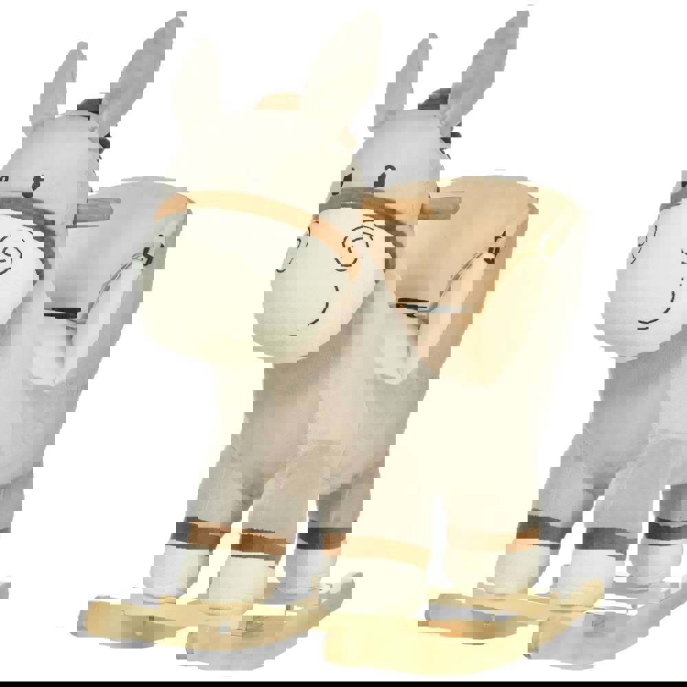 HOMCOM Cute Kids Ride-On Rocking Donkey w/ Sound | Rackhams