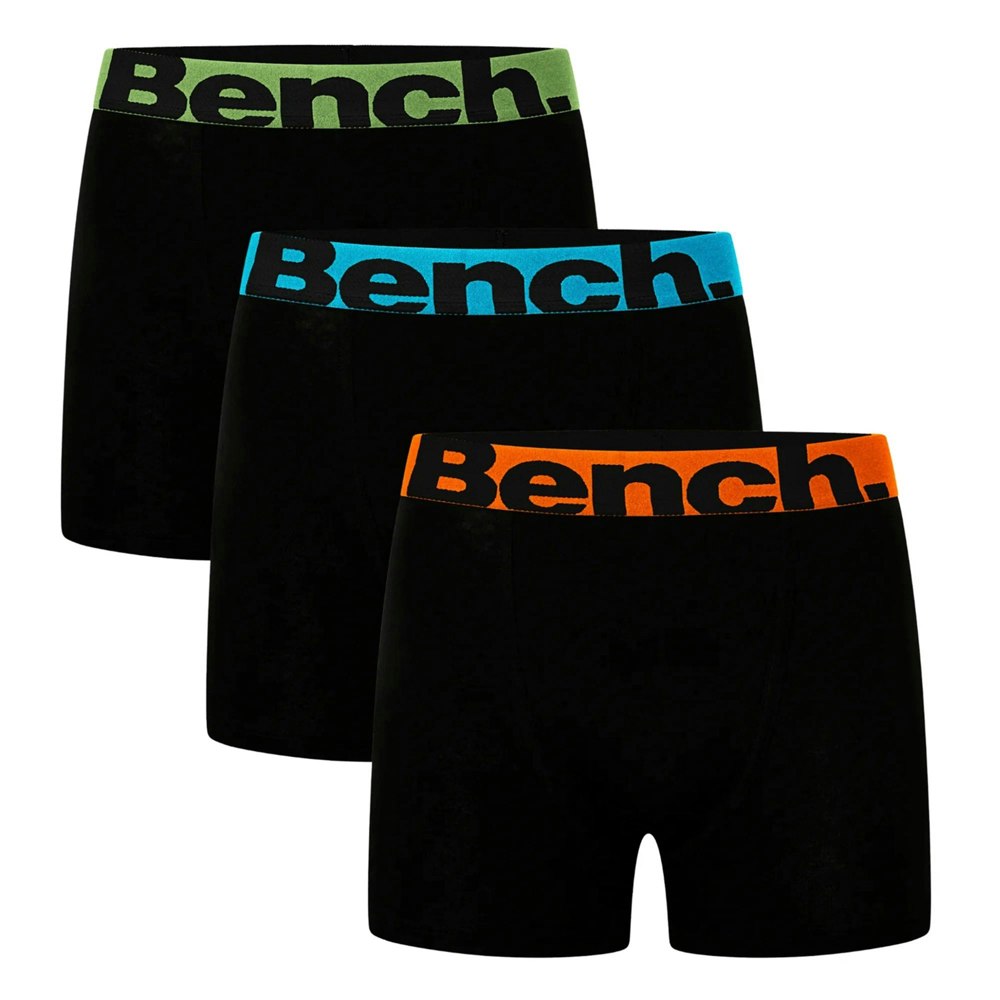 Bench 3 Pack Mens Cotton Boxers Underwear - Tonder | Rackhams