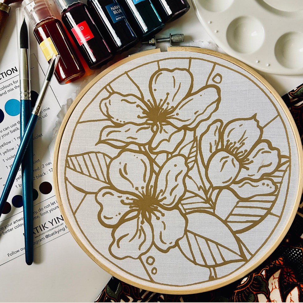 Batik Ying Batik DIY Kit - Sakura | Rackhams