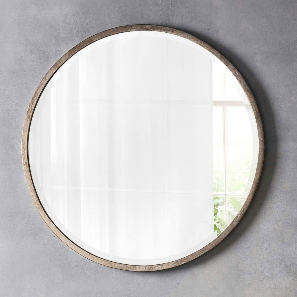Exclusive Mirrors Higgins Large Metal Round Wall | Rackhams