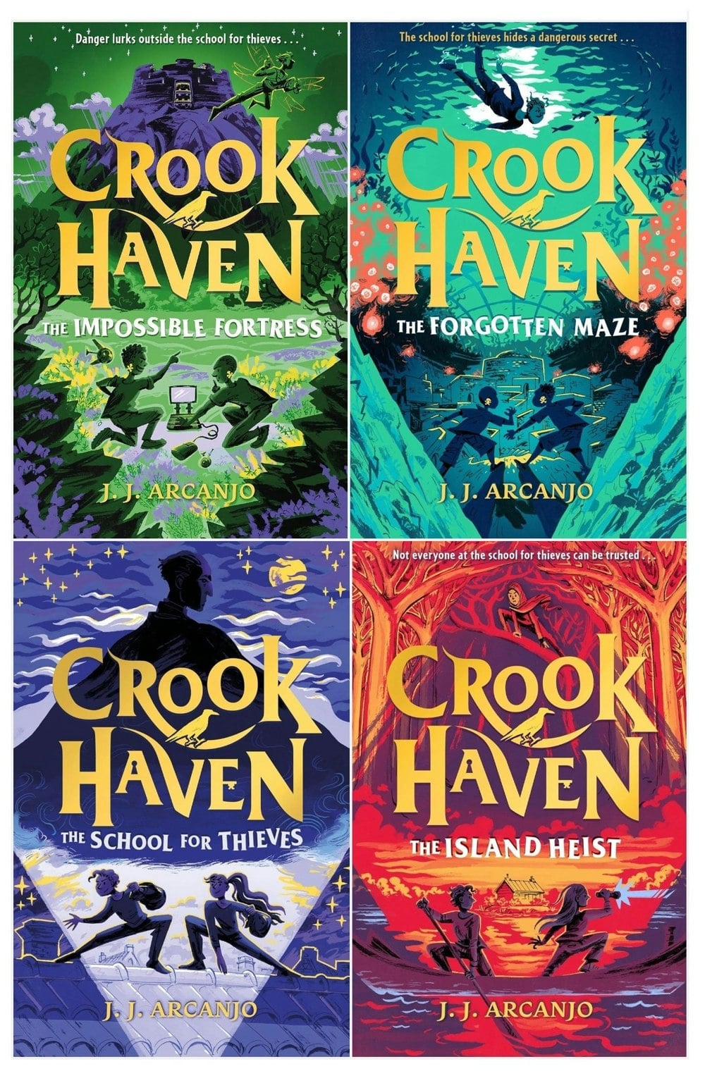 Crookhaven Series 4 Books Collection Set by J.J. | Rackhams