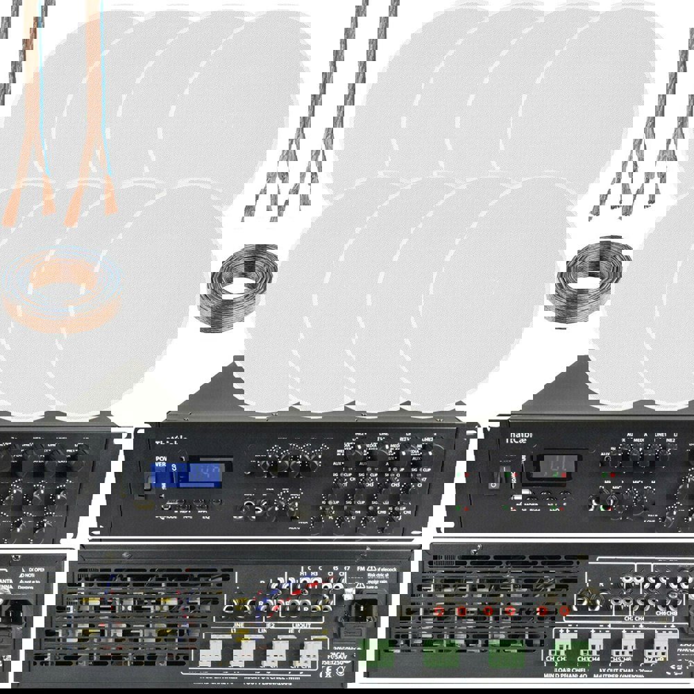 Loops 1600W Bluetooth Sound System 8x 100W Slim | Rackhams