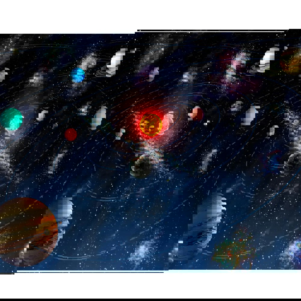 Origin Murals Solar System Wall Mural | Rackhams