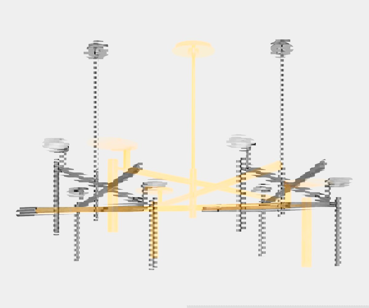 Kelly Wearstler Melange Large Floating Disc Chandelier | Rackhams