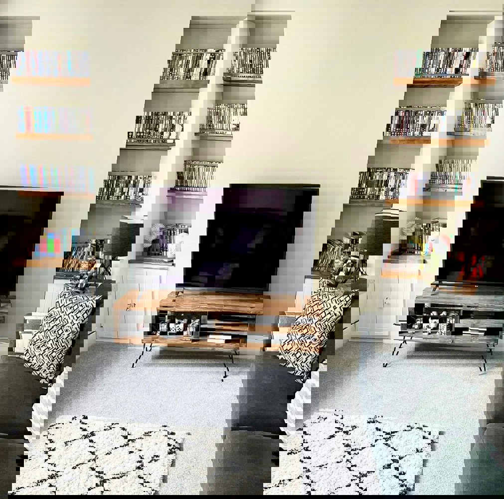 The Bespoke Carpentry Co TV Stand with Shelves | Rackhams