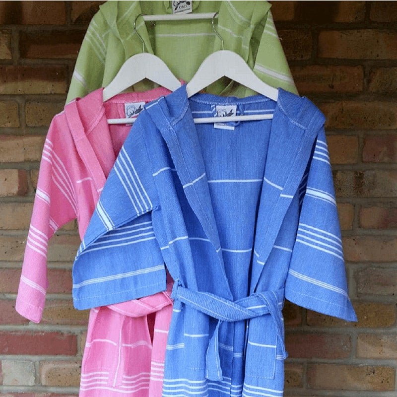 Cotton and Olive Kai Cotton Hammam Robe For Children | Rackhams
