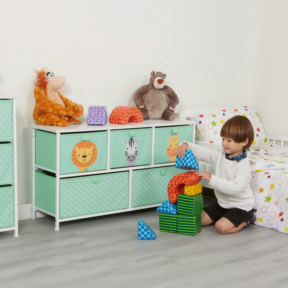 Liberty House Toys Jungle 5 Drawer Kids Storage Chest | Rackhams
