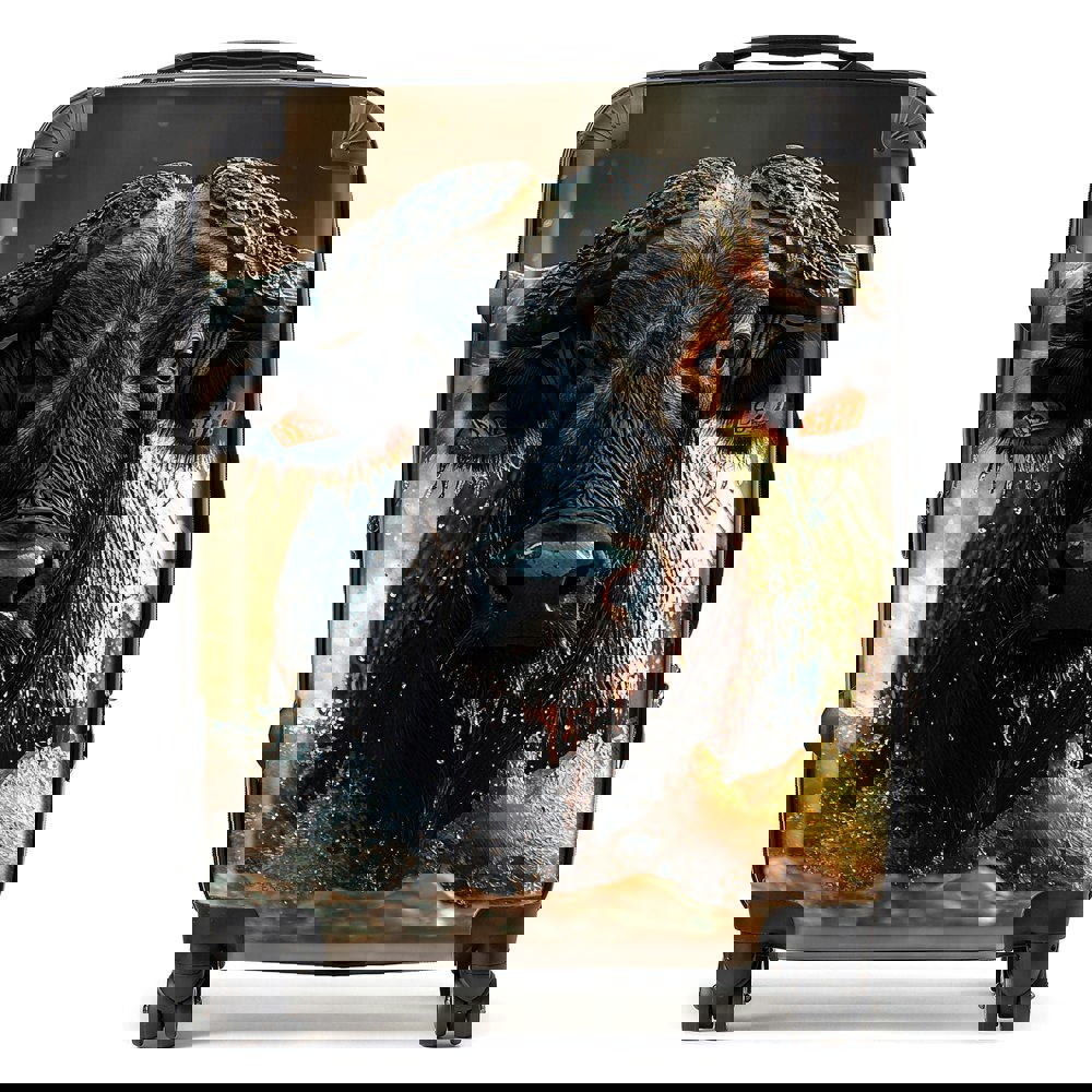 Warren Reed Finn Wilder: Water Buffalo Suitcase | Rackhams