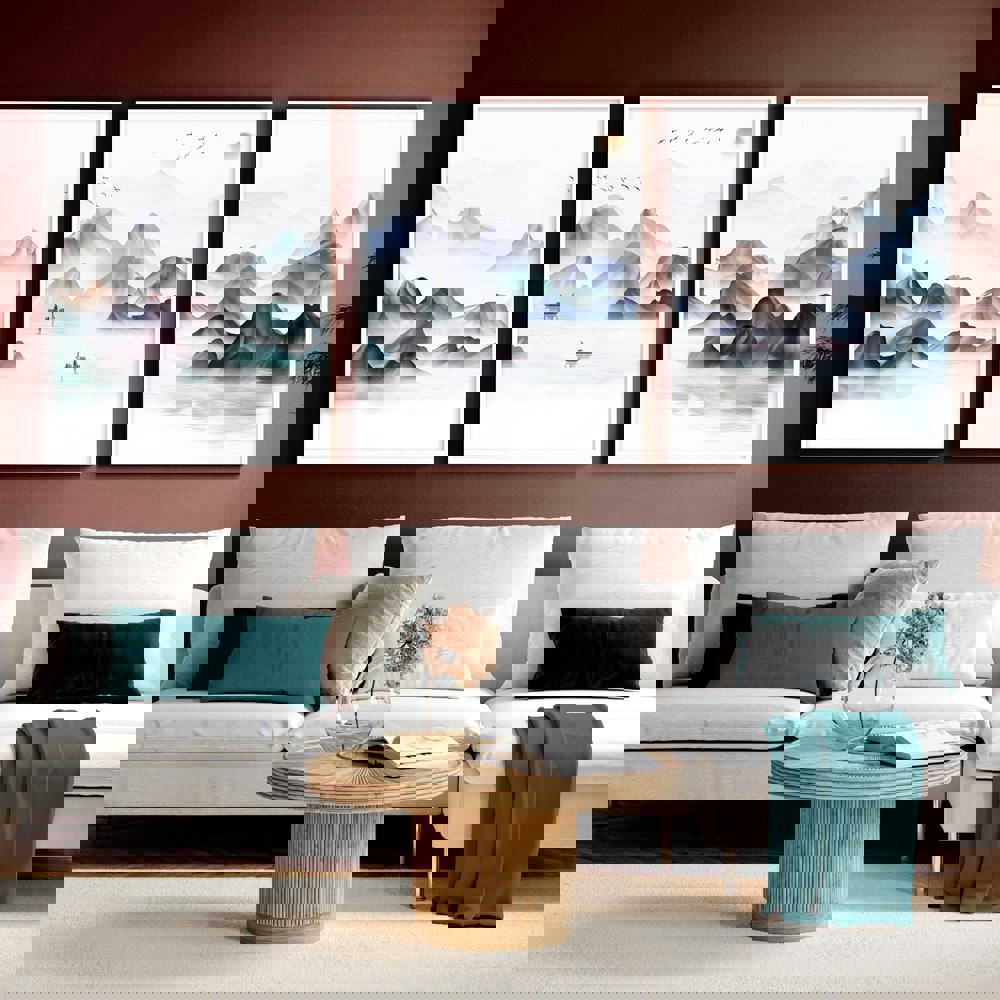 About Wall Art Art for the living room wall | set of 3 | Rackhams