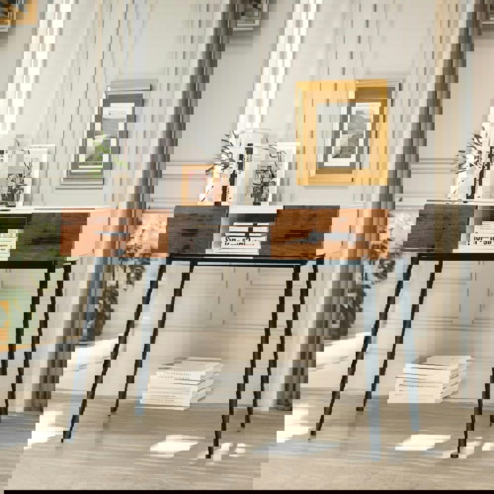 Rafaelo Mobilia 2 Drawer Console Accent Hallway Table | Rackhams