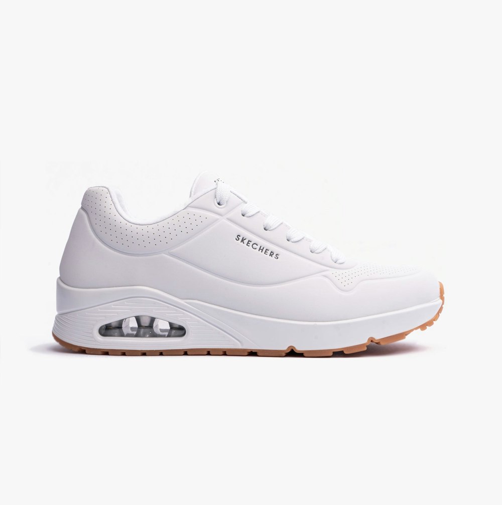 Skechers 52458/WHT UNO - STAND ON AIR Mens Trainers | Rackhams