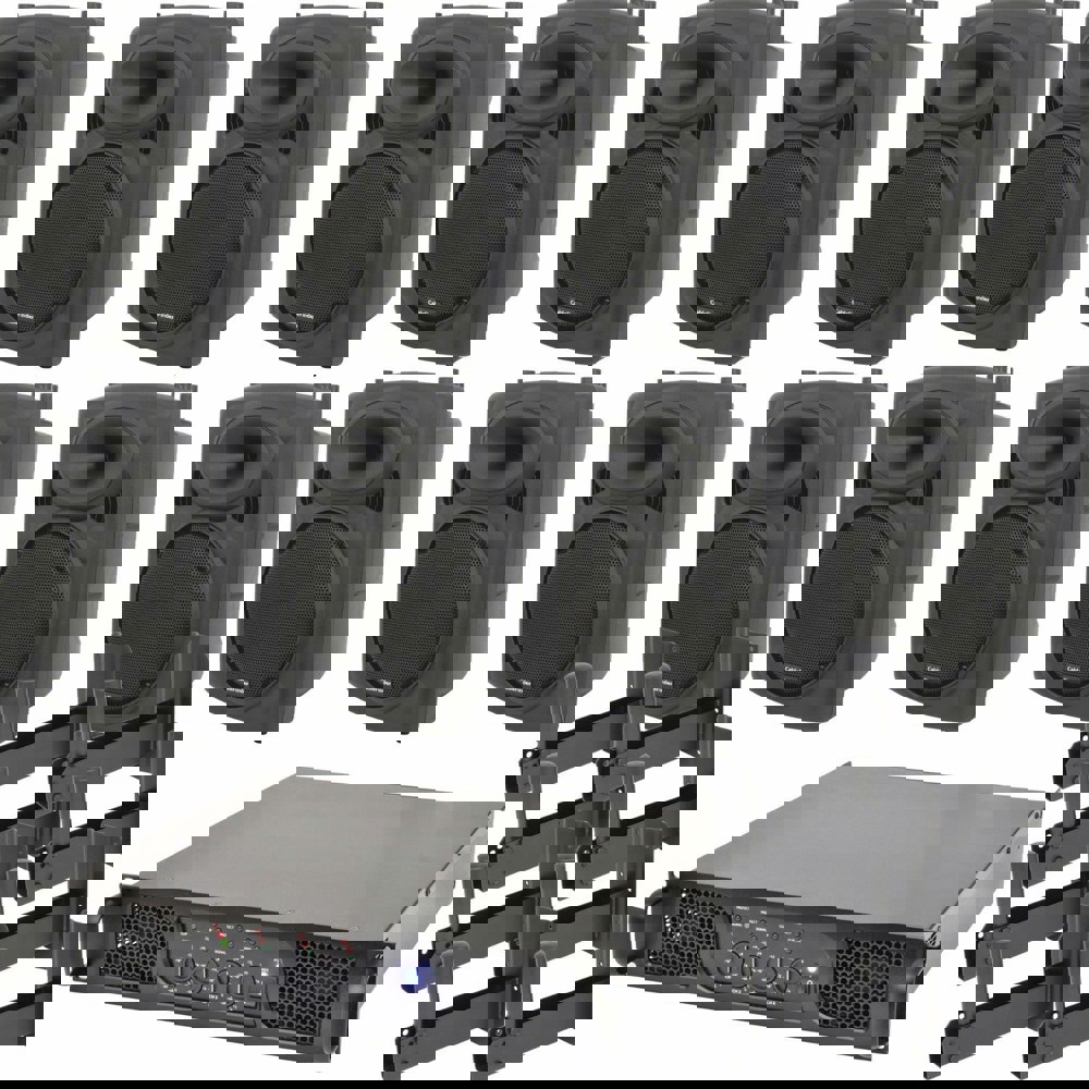 Loops PRO Bar Club Sound System 8x Loud Wall Speaker 4 | Rackhams