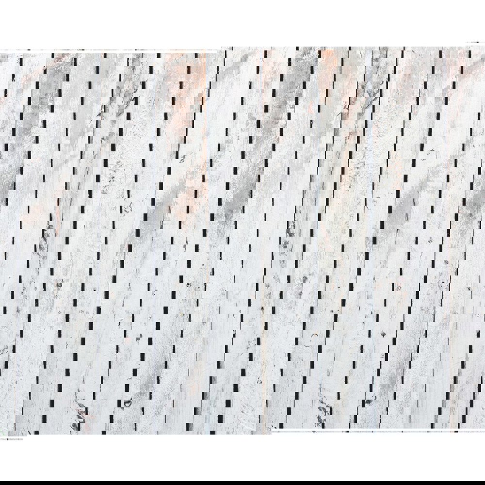 Origin Murals Vintage Wood Effect Wall Mural - White | Rackhams