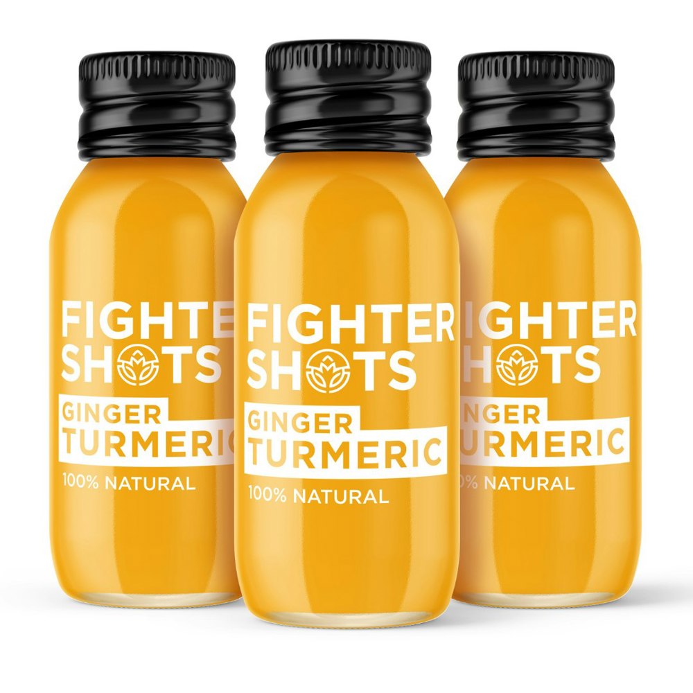 Fighter Shots Ginger + TURMERIC 12x 60ml | Rackhams