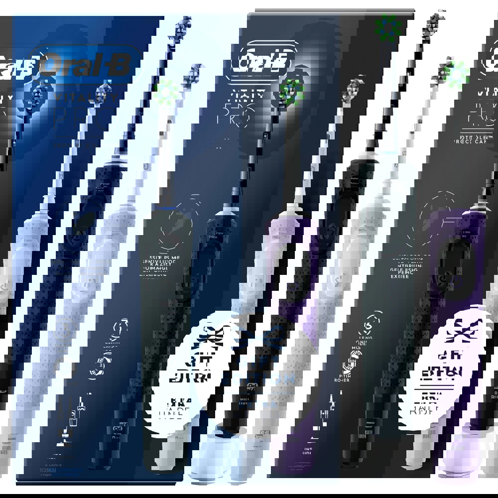 Oral-B Vitality Pro Electric Toothbrushes - Black & | Rackhams