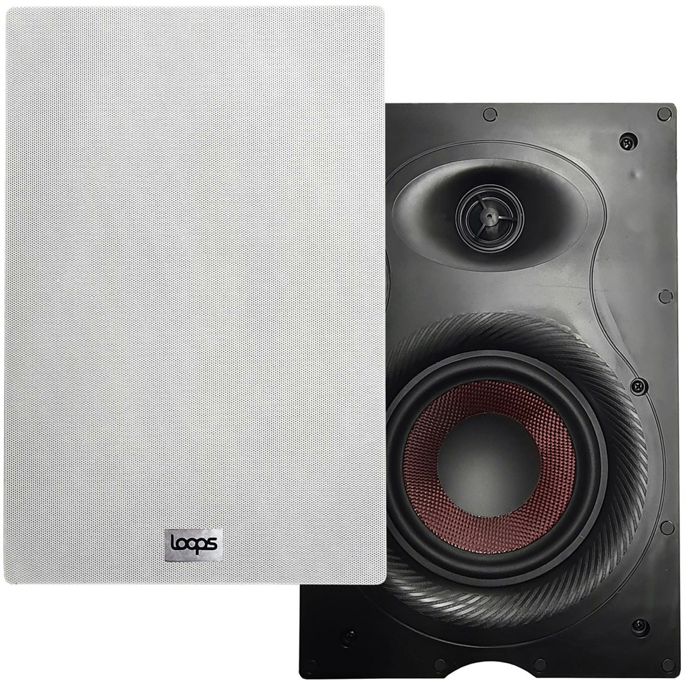 Loops 1x Pair LOOPS 140W 6.5Ã¢â‚¬Â Low Profile In-Wall | Rackhams