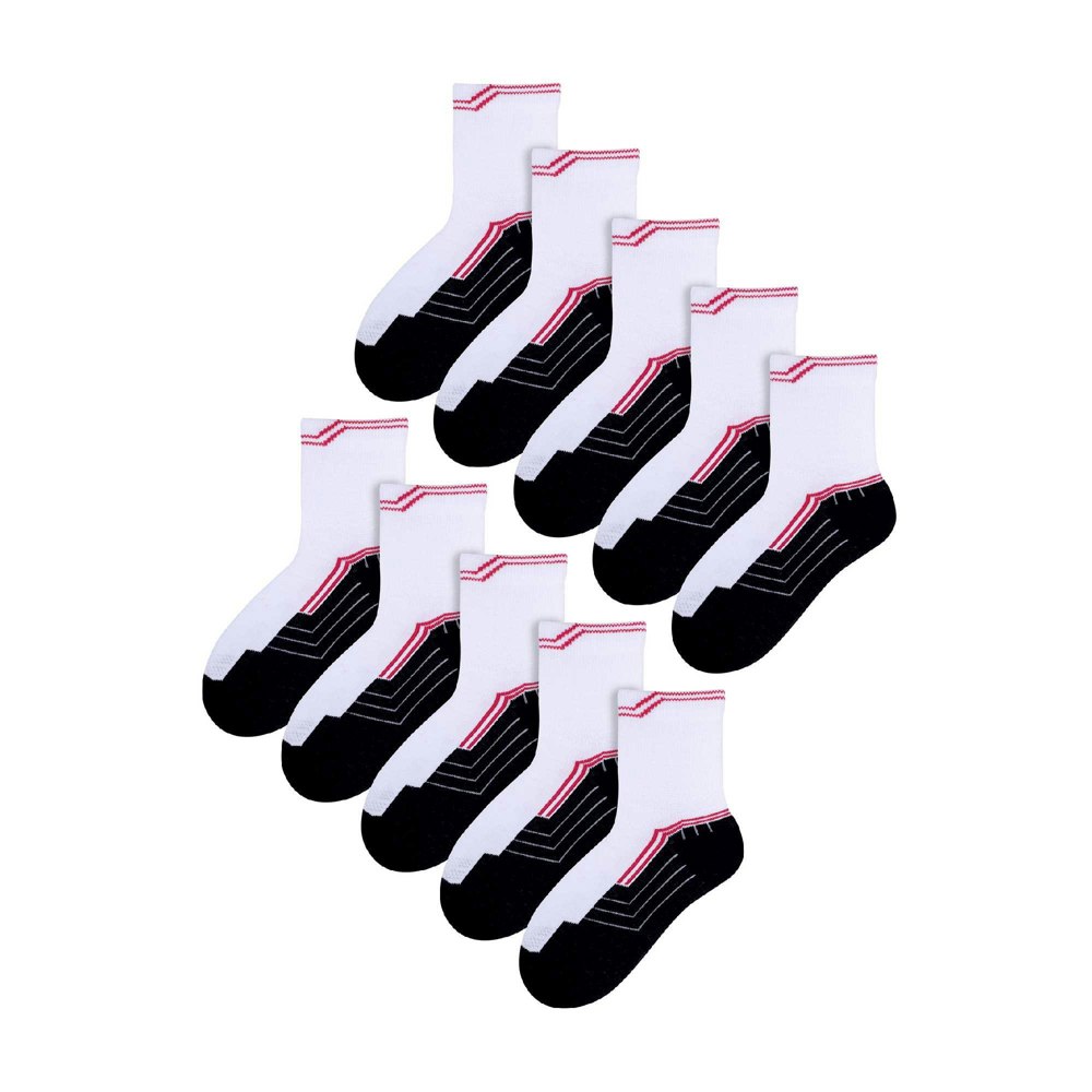 Steven 10 Pack Kids Value Pack Sport Socks (3 Sizes) | Rackhams