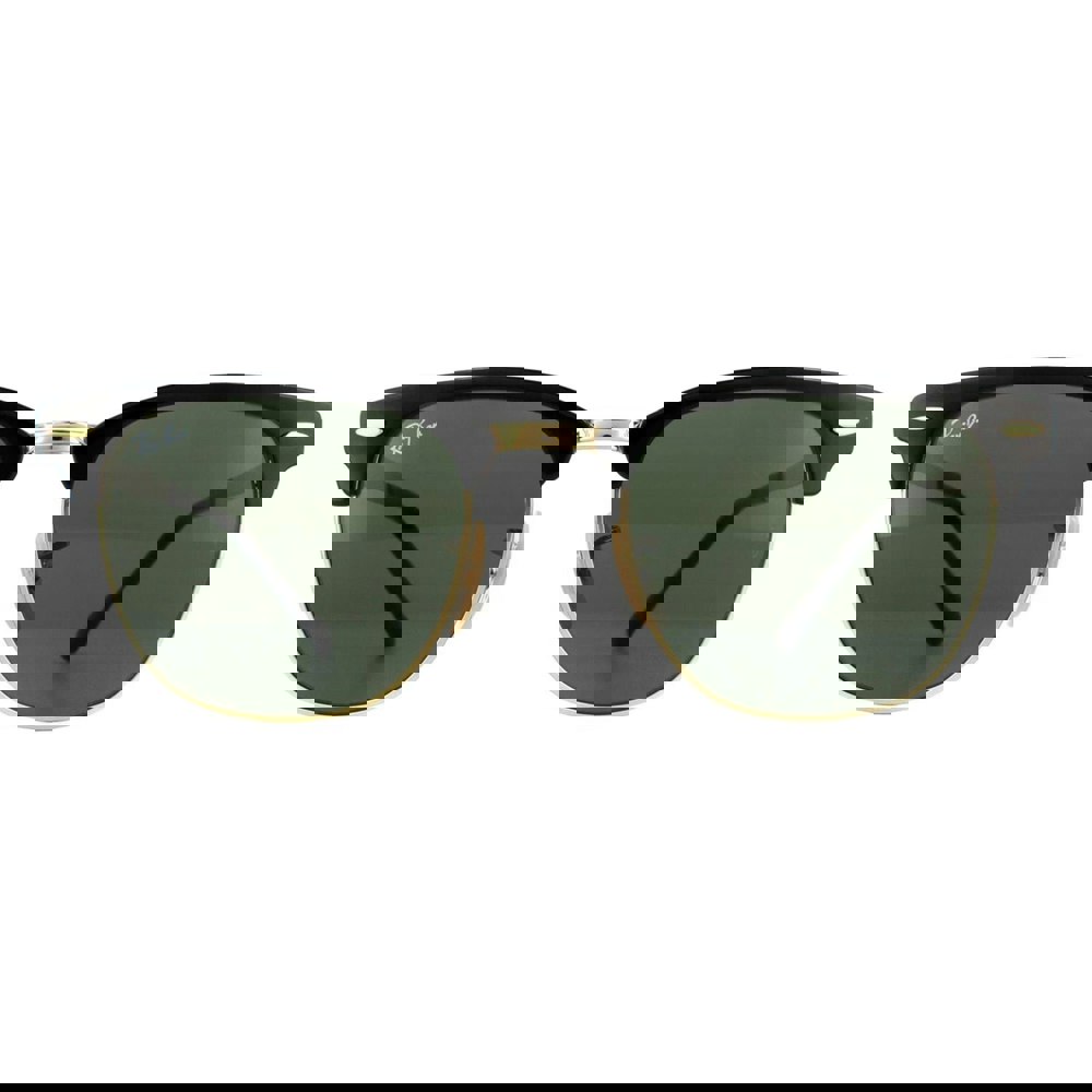 Ray-Ban Clubmaster Metal RB3716 Unisex Gold Top On | Rackhams