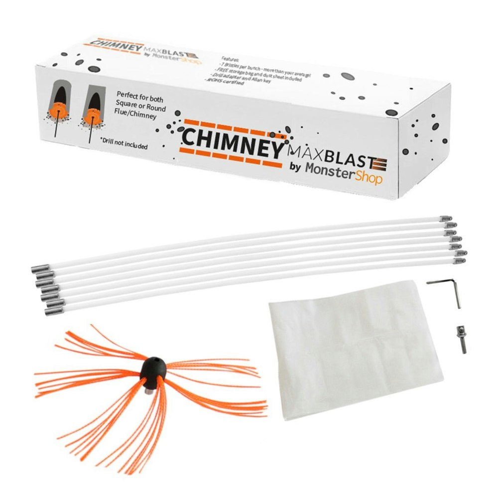MAXBLAST Powered Chimney Sweep 10m | Rackhams