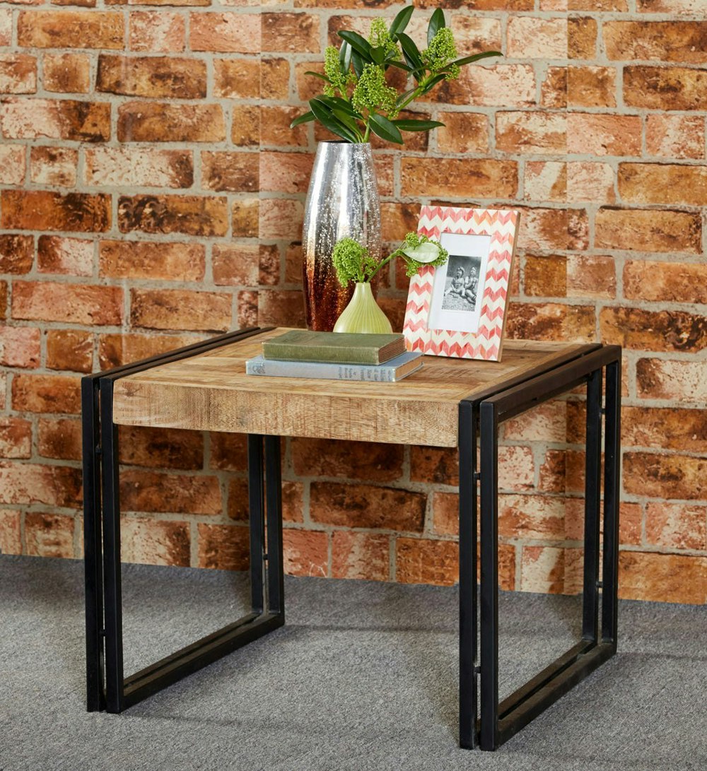 IH Design Herica Industrial Mintis Coffee Table wood | Rackhams