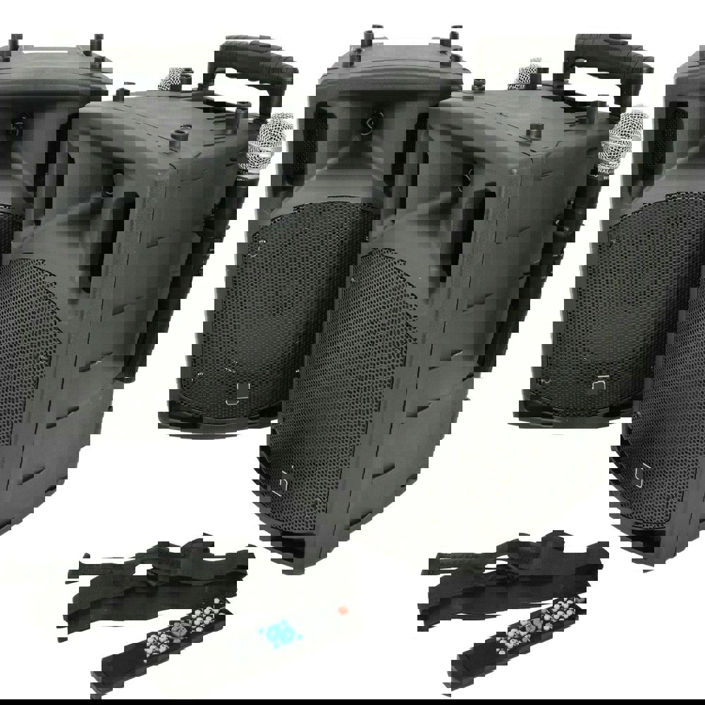 Loops 2x 100W Outdoor Portable PA Speaker System | Rackhams