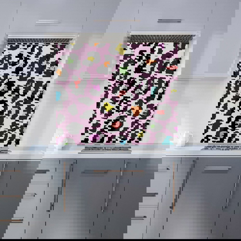 Warren Reed - Designer Pink Leopard Print Kitchen | Rackhams