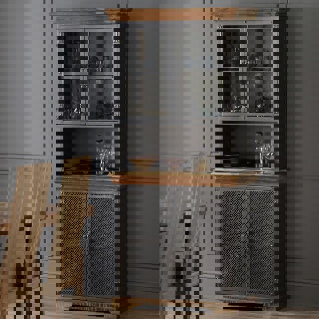 IH Design Dunphy Industrial Wood & Metal 2 Door | Rackhams