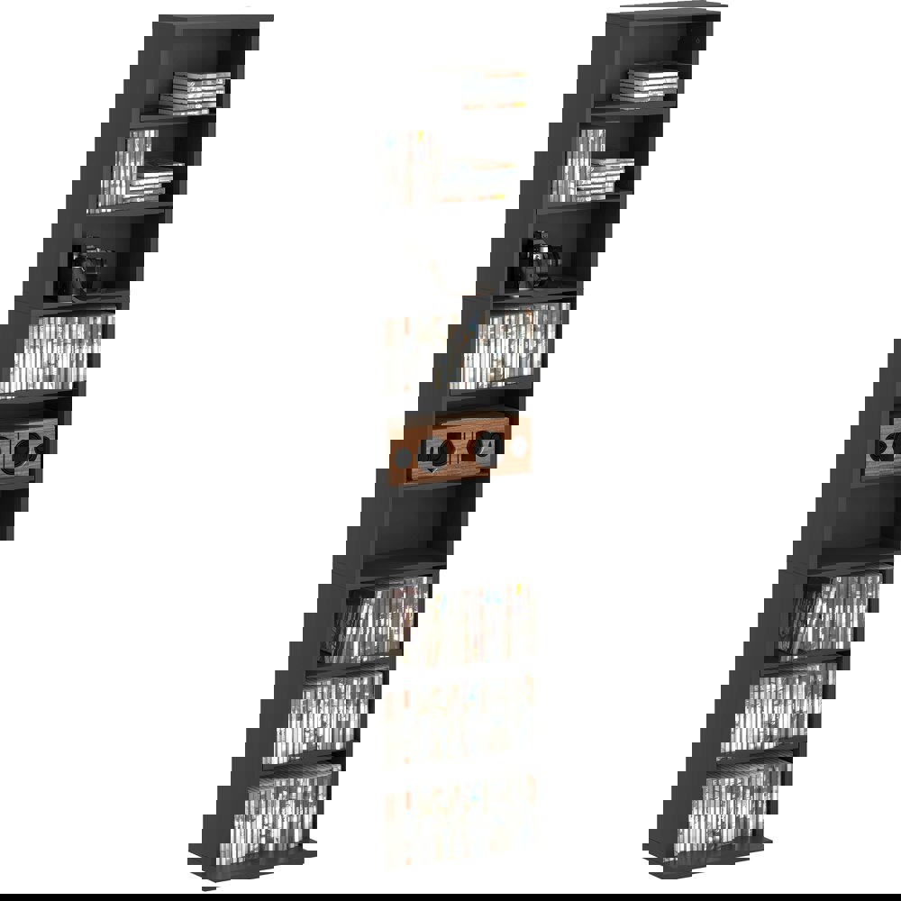 HOMCOM 260 CD Storage Unit 120 DVD Storage Tower with | Rackhams