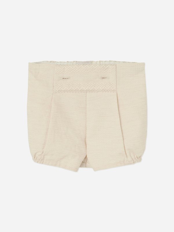Paz Rodriguez Baby Boys Blouse and Shorts Set in Beige | Rackhams