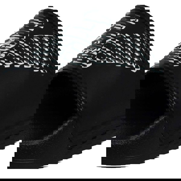 Emporio Armani Eagle Slides Black/White | Rackhams