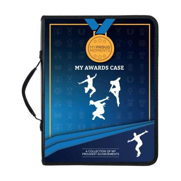 My Proud Moments Medal & Certificate Case - Blue Dance | Rackhams