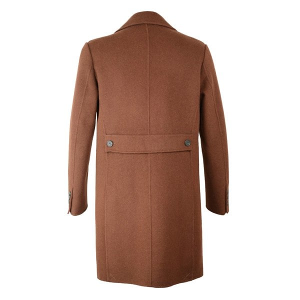 David WeJ DW Signature Double Breasted Wool Overcoat - | Rackhams