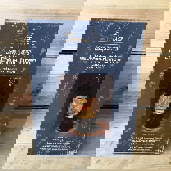 Samuel Alexander 20cm Dual Power LED Christmas Glitter | Rackhams