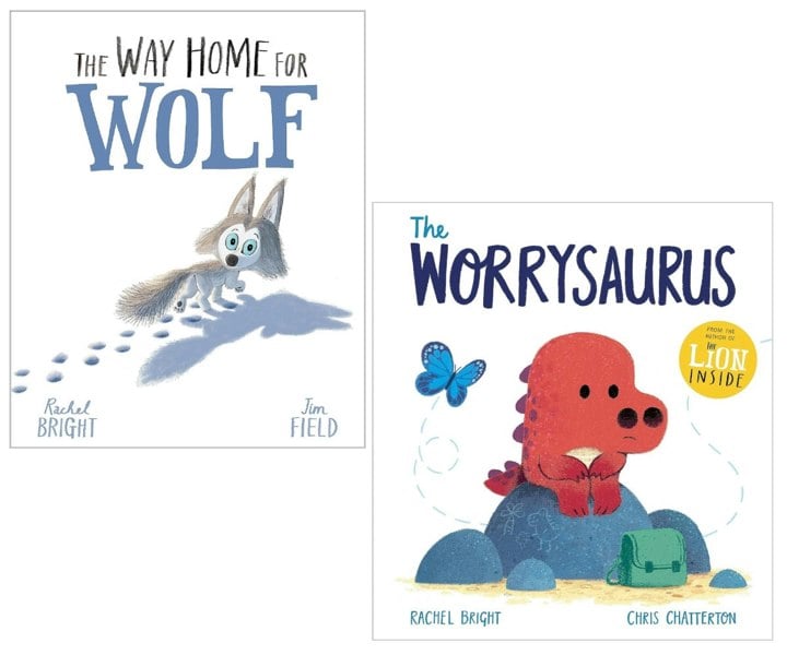 Rachel Bright Collection 2 Books Set (The Worrysaurus | Rackhams
